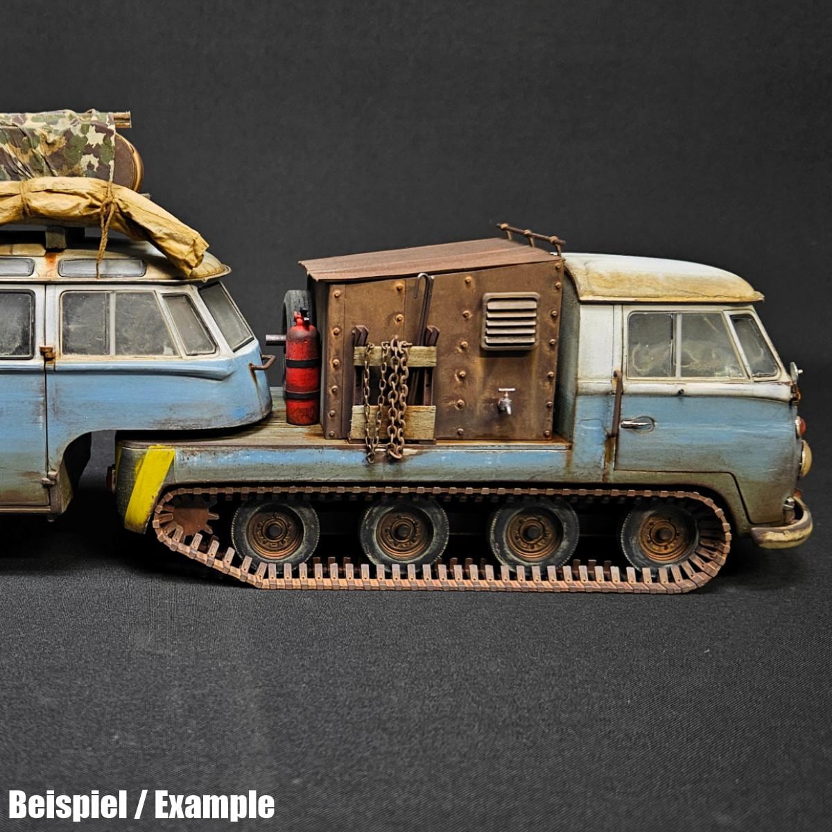 T1 Conversion Kit for Volkswagen on Tracks / Tracked Bulli in 1:24 - 3D ...