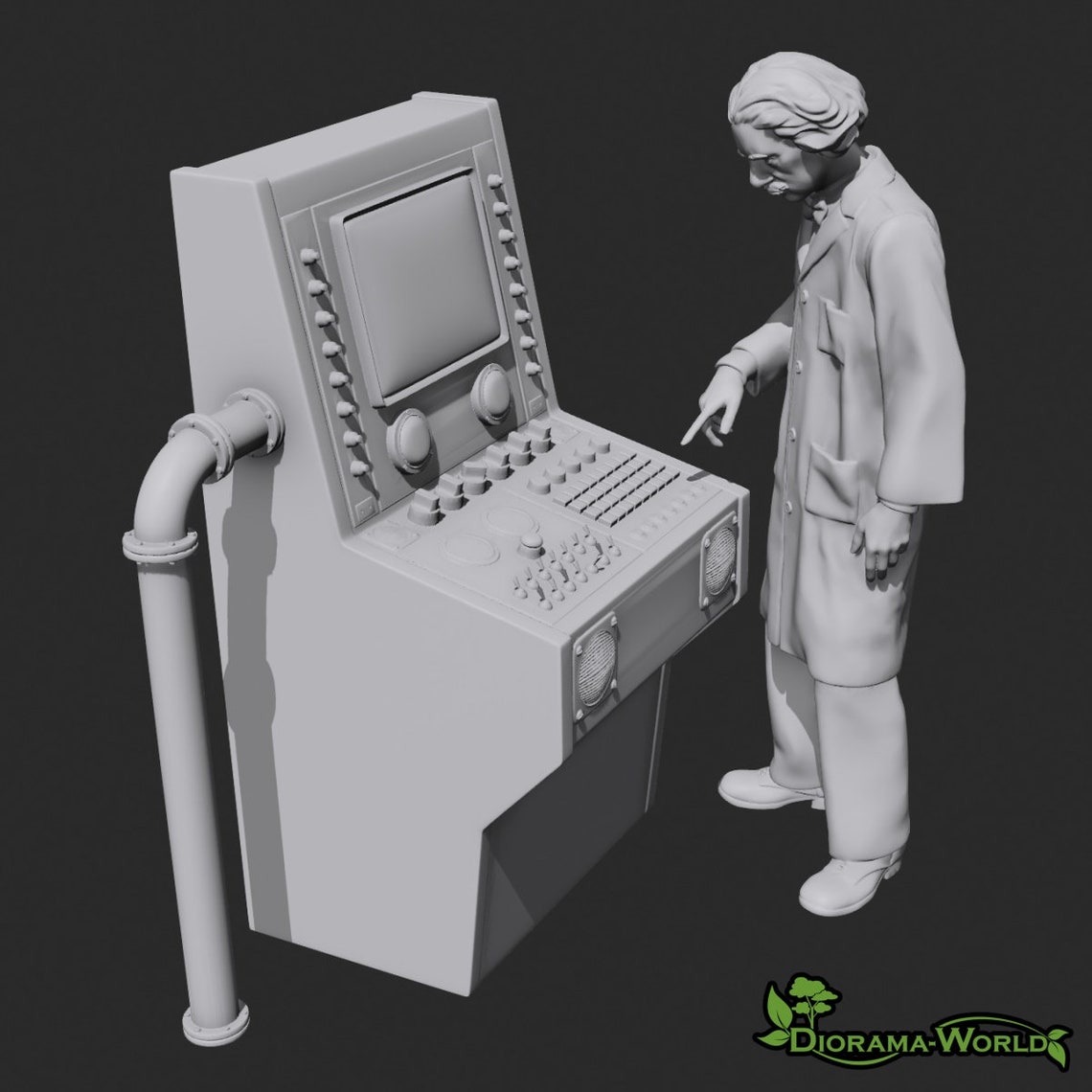 Scientists Set - Resin Figures Set - 11 Pieces - 1:24, 32, 35, 48, 72 ...