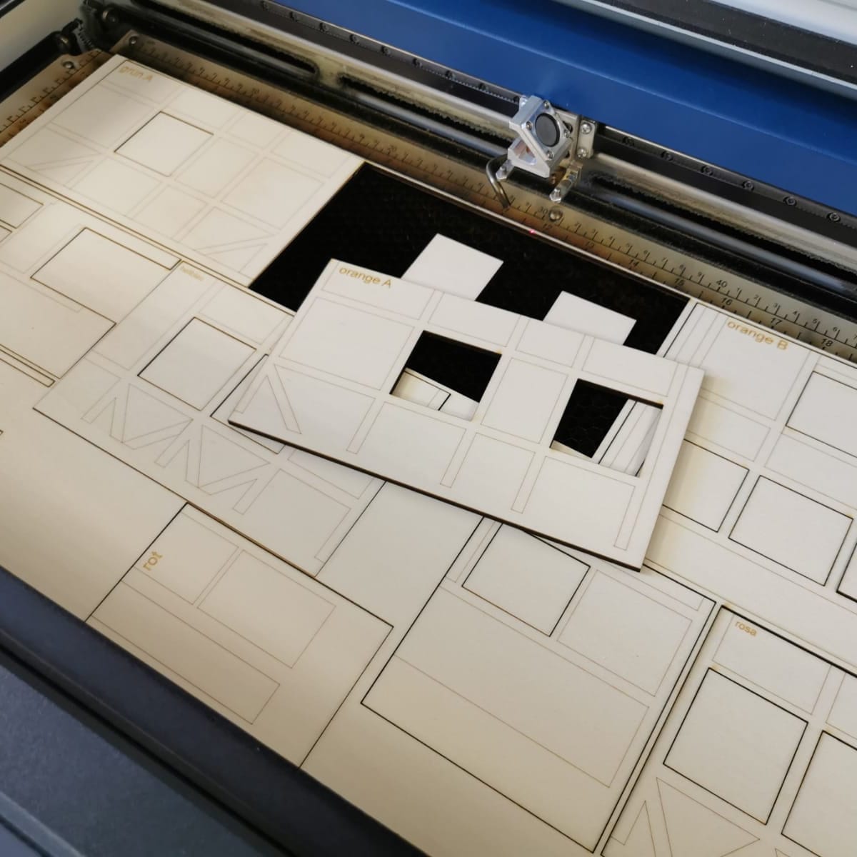 Half-timbered Houses 1:35 Laser Cut Kit Made of Wood to Build Yourself ...