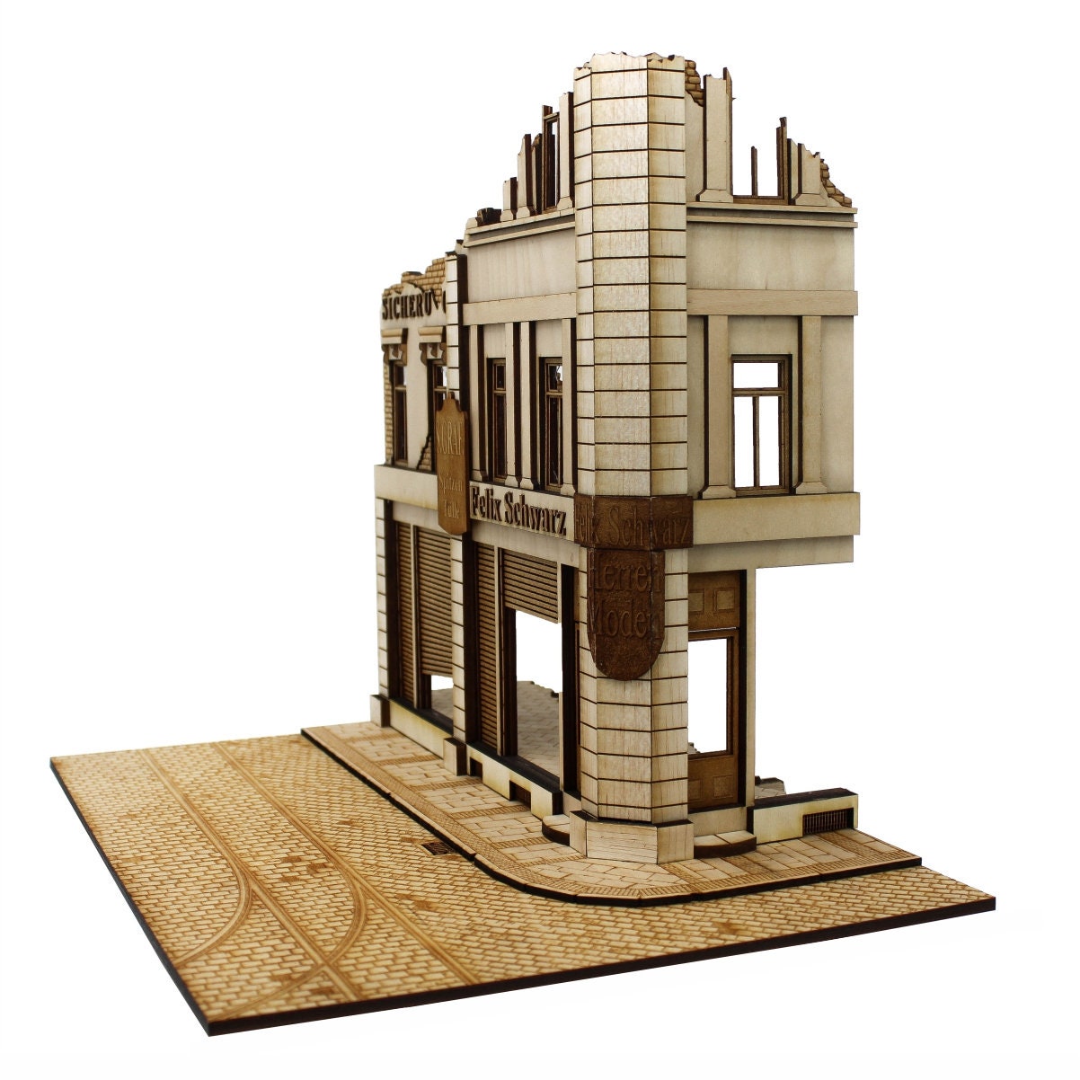 Berlin 1945 WW2 - Laser Cut Kit 1:35 for Diorama / Model Making Made of ...