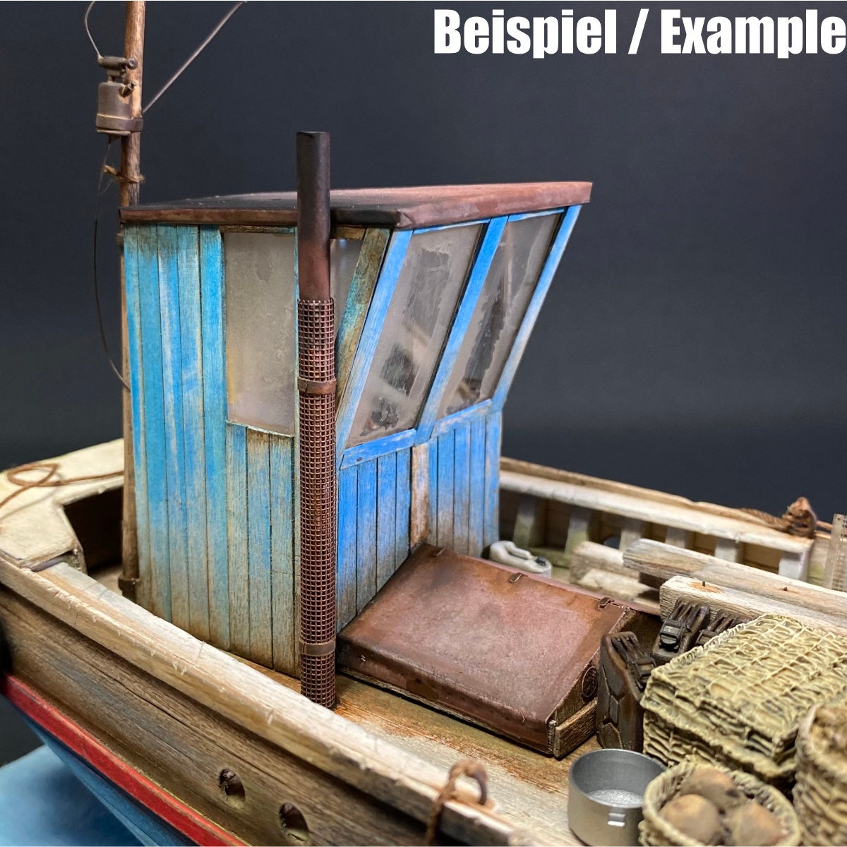 1:35 Scale Wooden Fishing Boat Laser Cut Kit to Build Yourself - Model ...