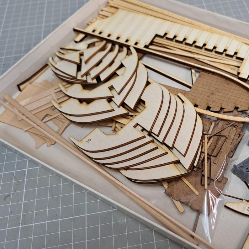 Fishing Boat Kit Made of Wood 1:35 to Build Yourself - Laser Cut Kit ...