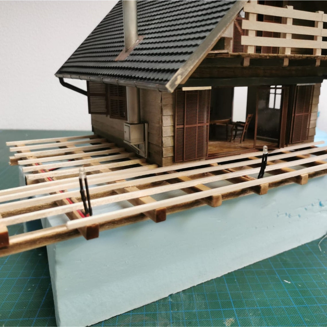 Blockhouse With Footbridge in 1:35 Laser Cut Kit Made of Wood to Build ...