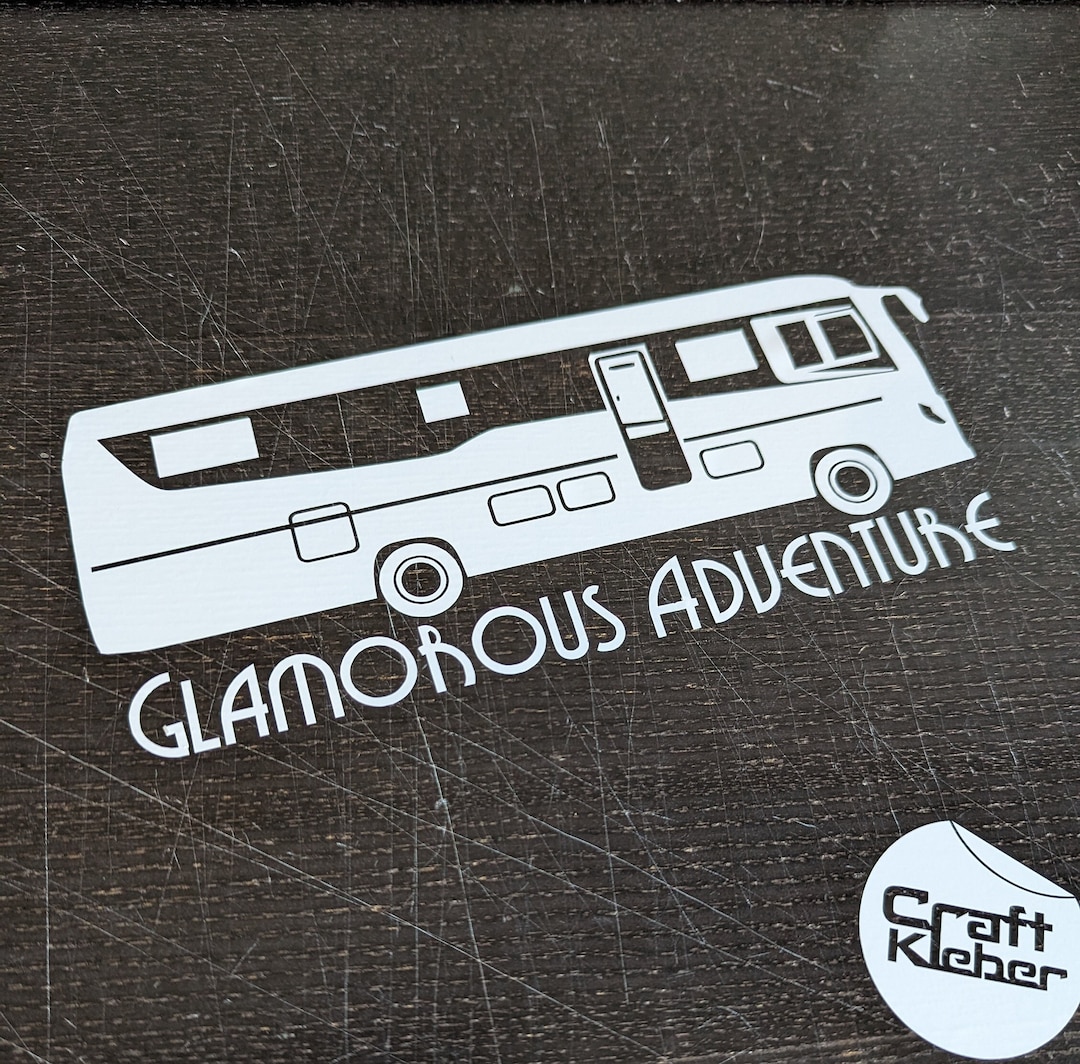 Stickers - Glamorous Adventure - Luxury Motorhome - Like Concorde ...