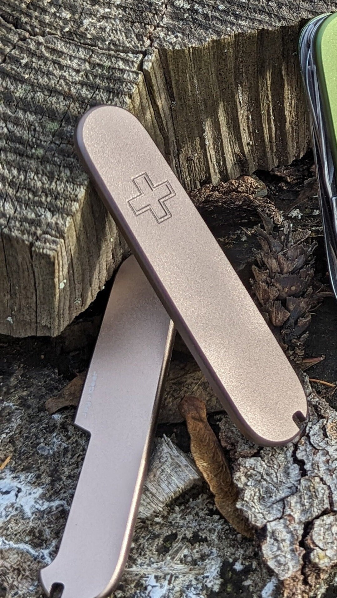 Custom Aluminum Handle Scales Brass for 91 Mm Victorinox Pocket Knives ...
