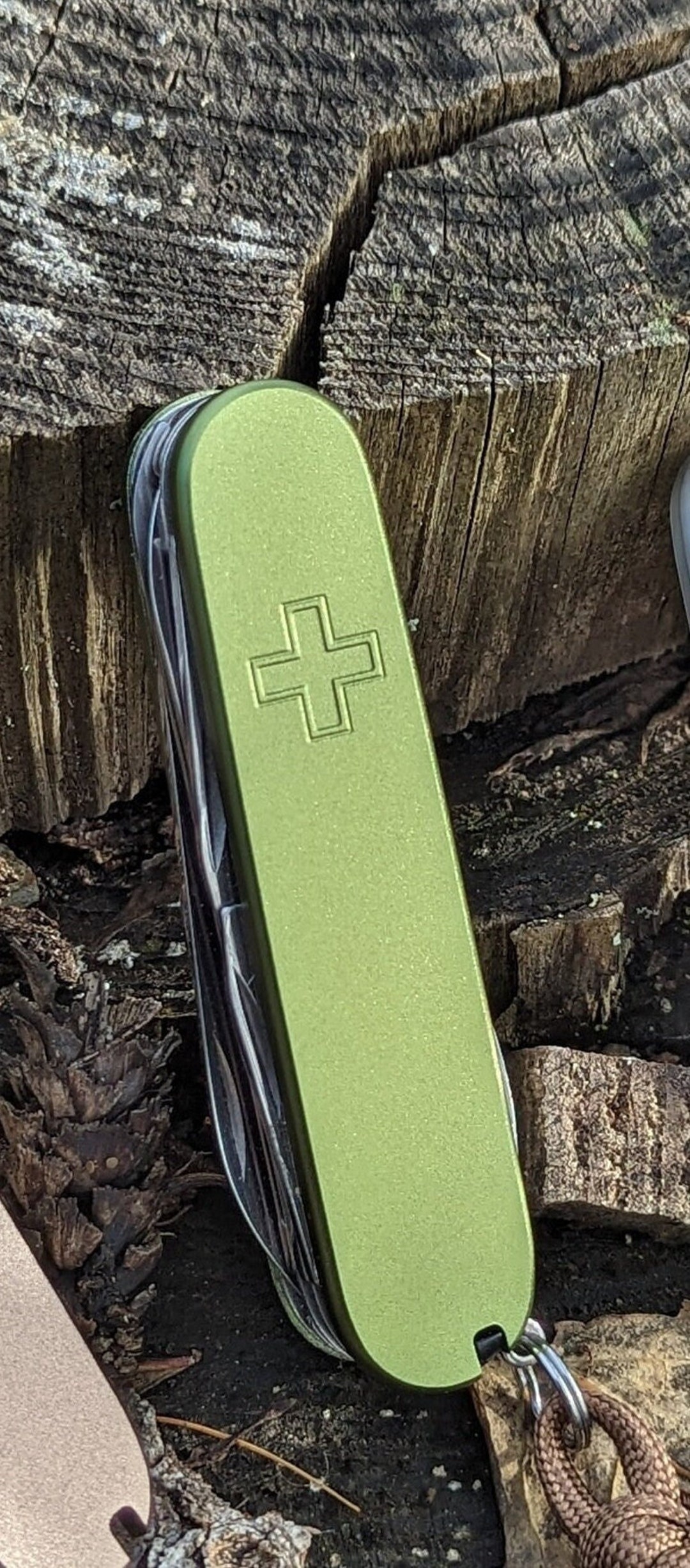 Custom Aluminum Handle Scales Green for 91 Mm Victorinox Pocket Knife ...