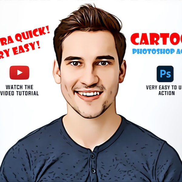 Photoshop Cartoon Plugin - Etsy