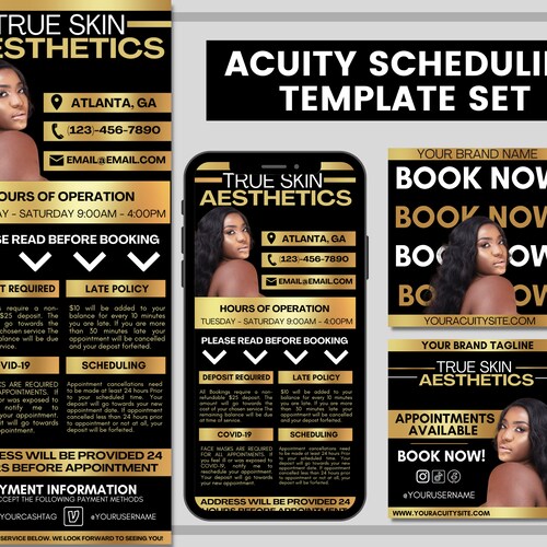 ACUITY SITE DESIGN Acuity Theme Premade Website Template - Etsy