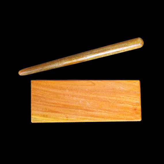 Sculpture Wooden Stick set Traditional Thattu Kazhi Nattuvangam dance ...