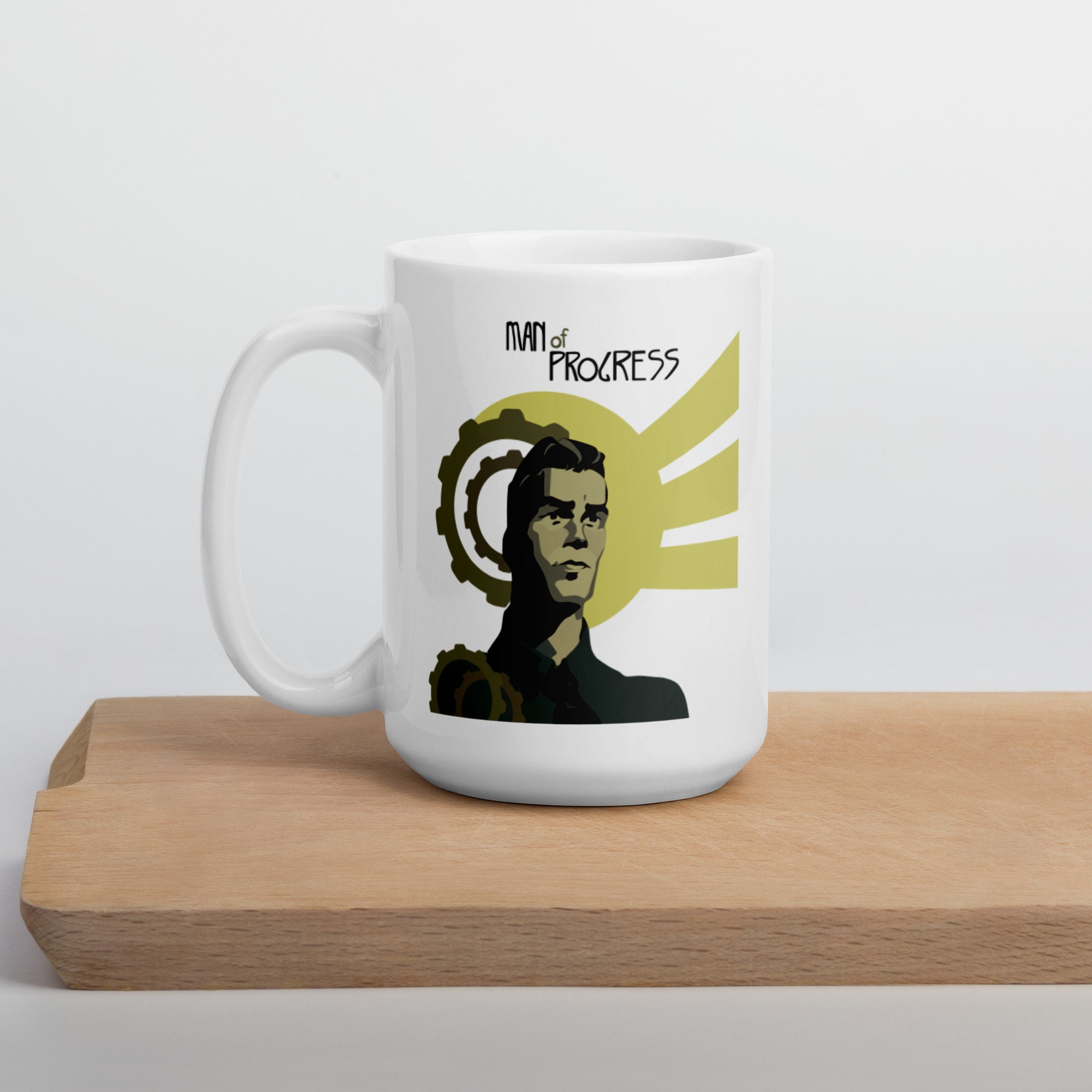 Man of Progress Mug - Etsy
