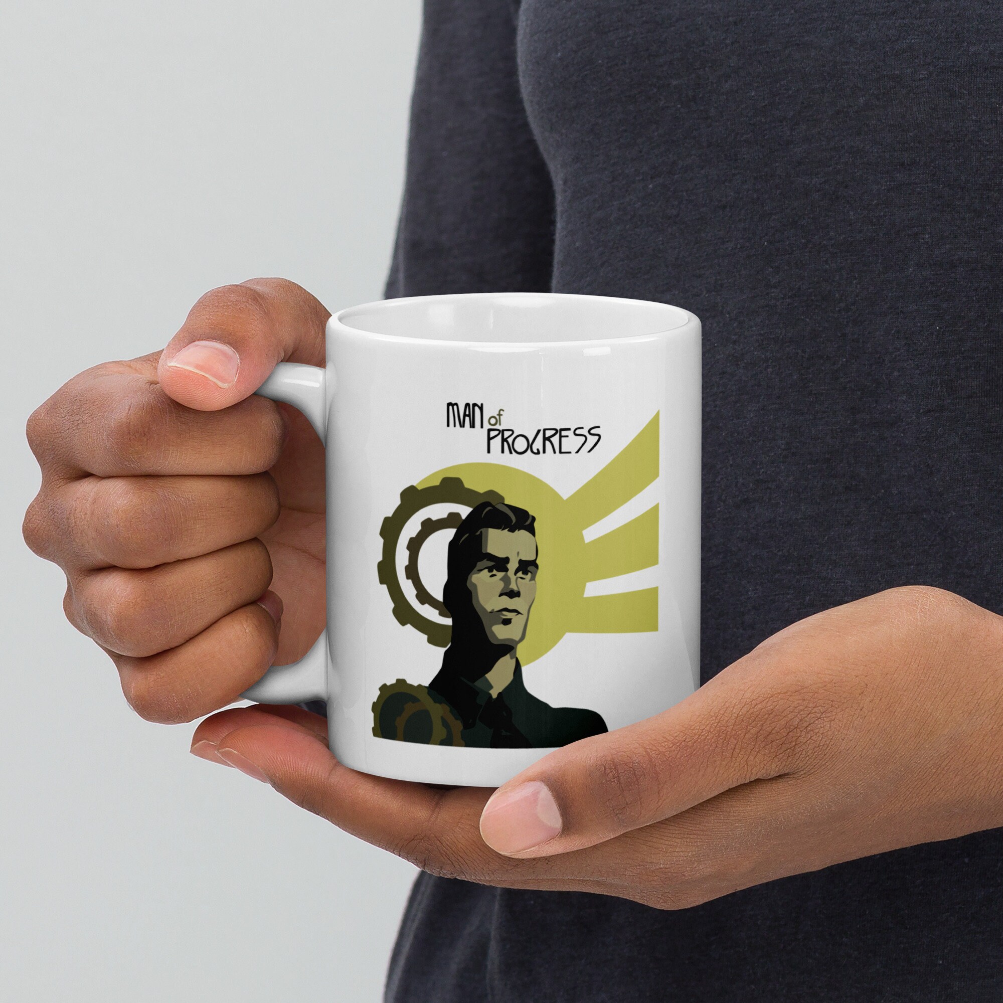 Man of Progress Mug - Etsy