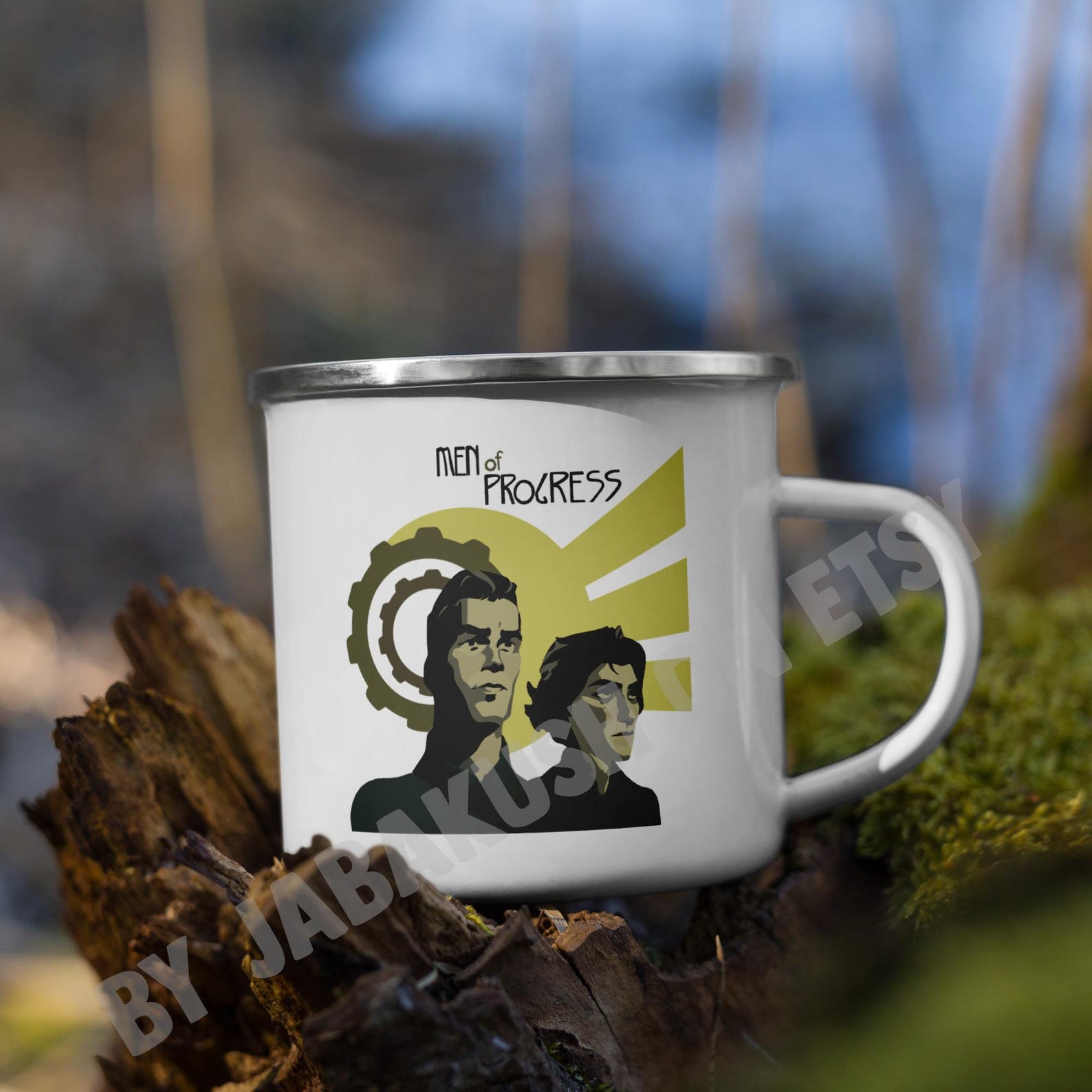 Arcane Men of Progress Jayce and Viktor Enamel Mug - Etsy