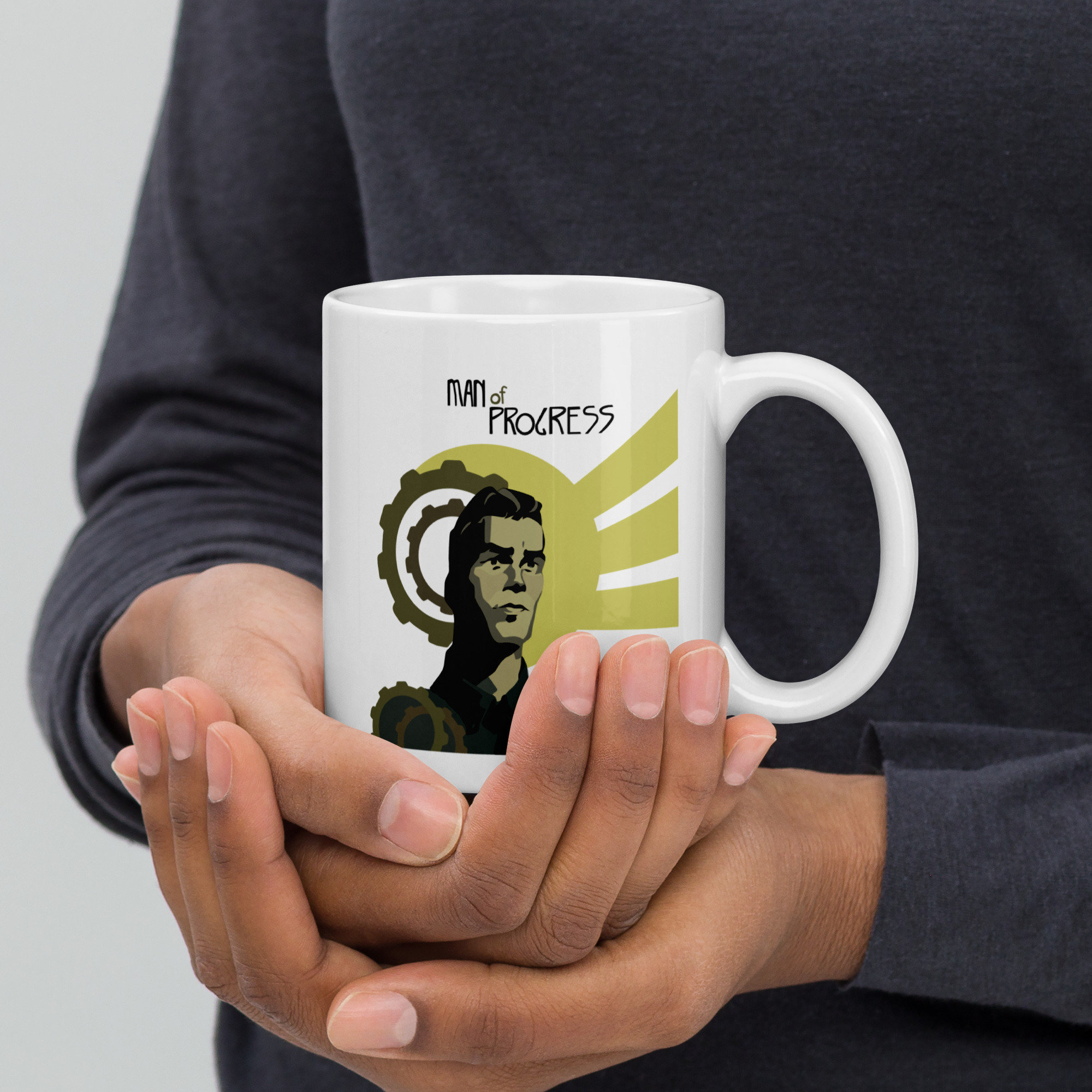 Man of Progress Mug - Etsy