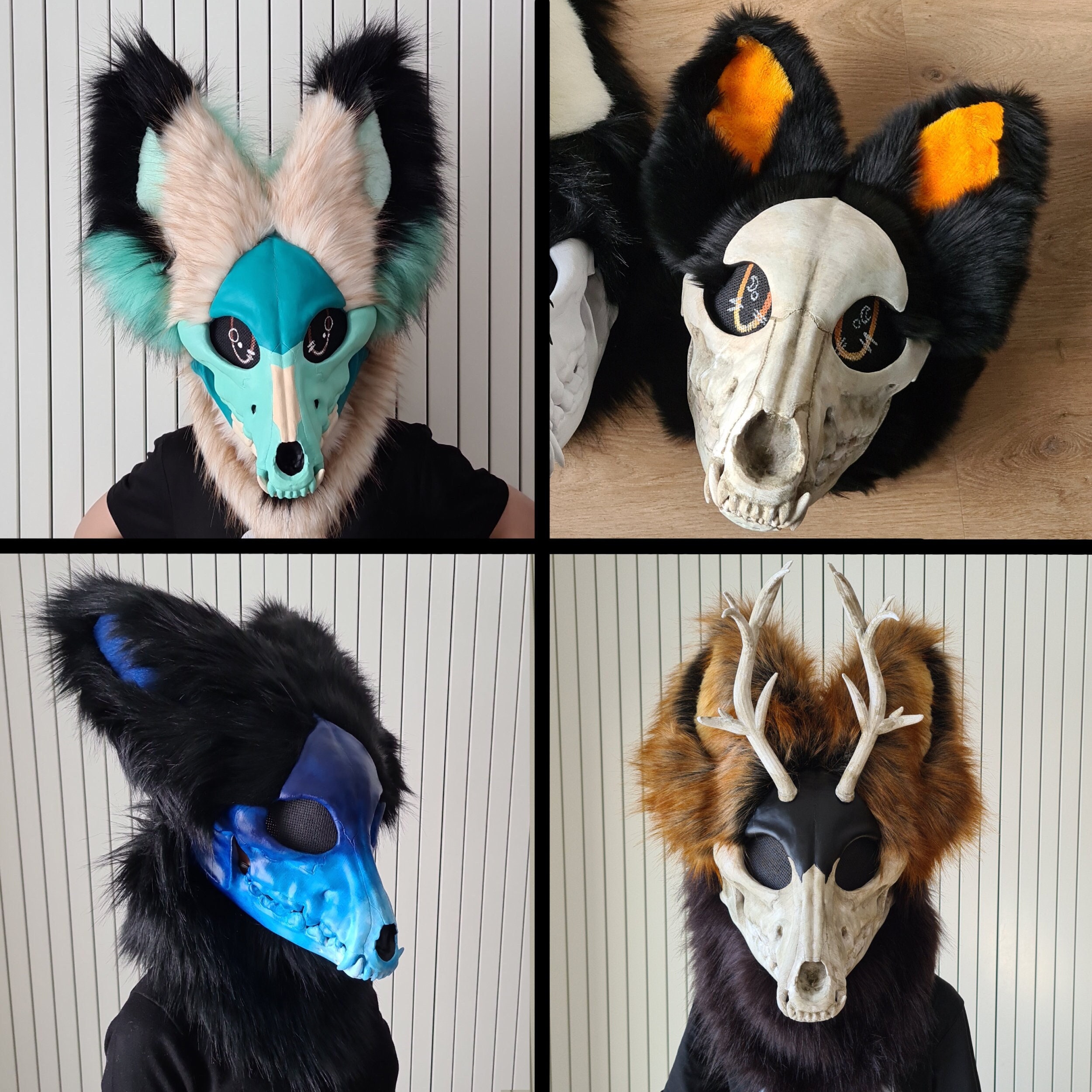 OPEN. Custom Order Fursuit Skulldog Head Read the DISCRIPTION - Etsy Canada