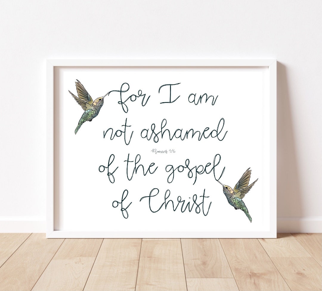 Gospel of Christ | Christian Art | Hummingbirds - Etsy