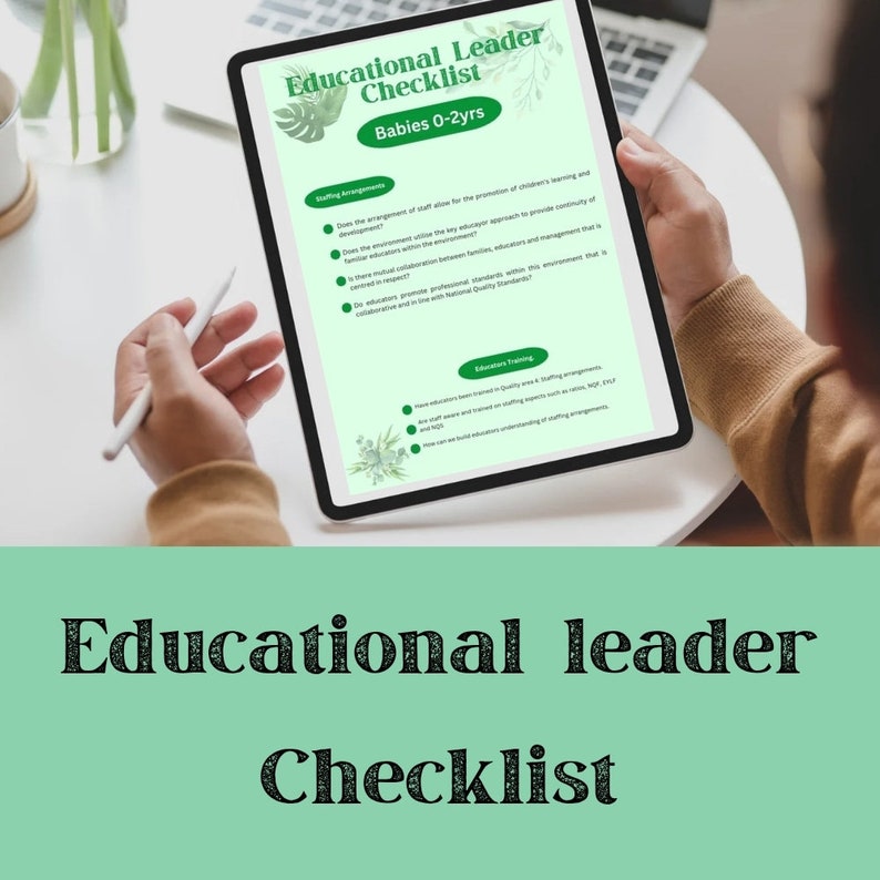 Educational Leader Checklist Early Childhood Education and Care ...