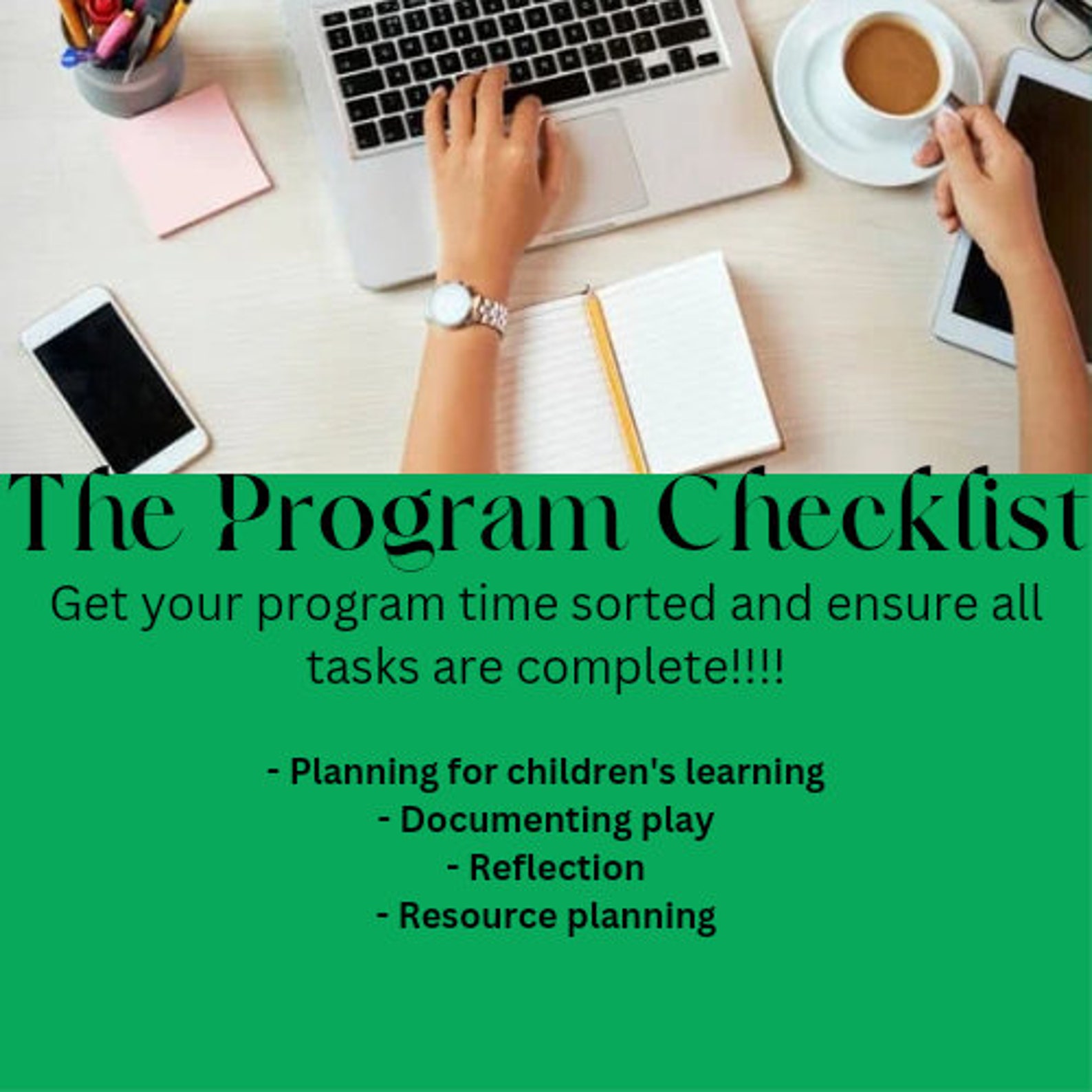 ECEC Program Checklist for Room Leaders, Qaulifieds or ECT. - Etsy