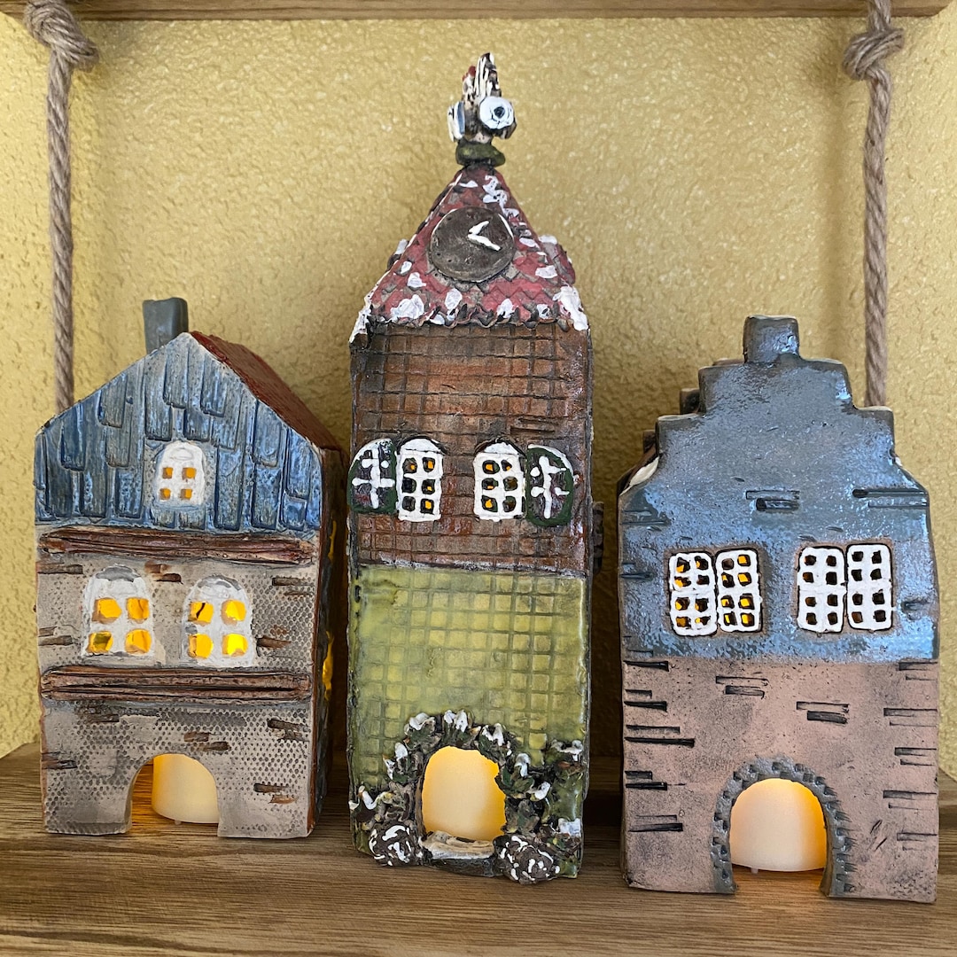 Handmade Ceramic Dutch House – Unique Decoration - Etsy