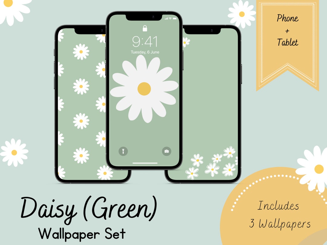 Daisy Phone Wallpaper Set / Home Screen / Lock Screen / Android ...