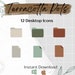 Desktop Icons / Terracotta Pots Color Folders & Document Icons / PNG ...