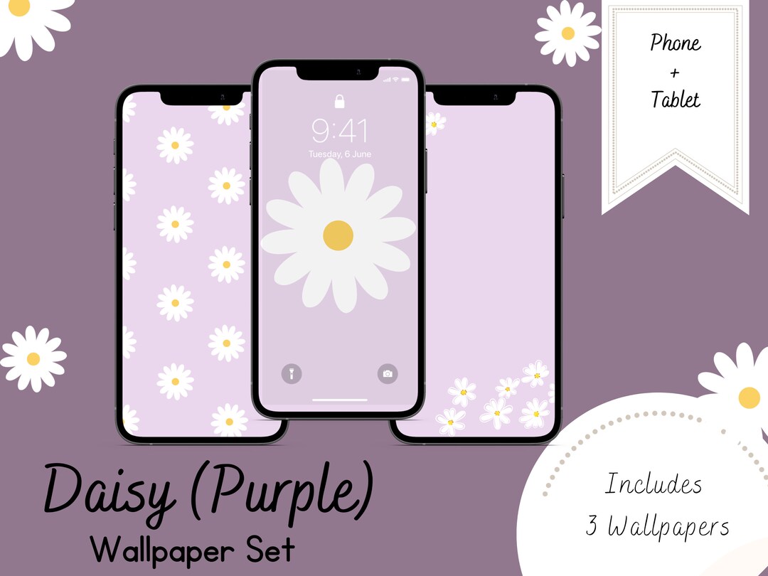 Daisy Phone Wallpaper Set / Home Screen / Lock Screen / Android ...