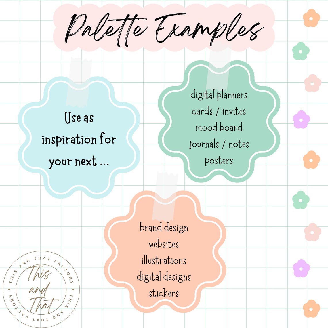 Girly Pop- Color Palette | Sketchbook | Procreate | Hipaint - Etsy
