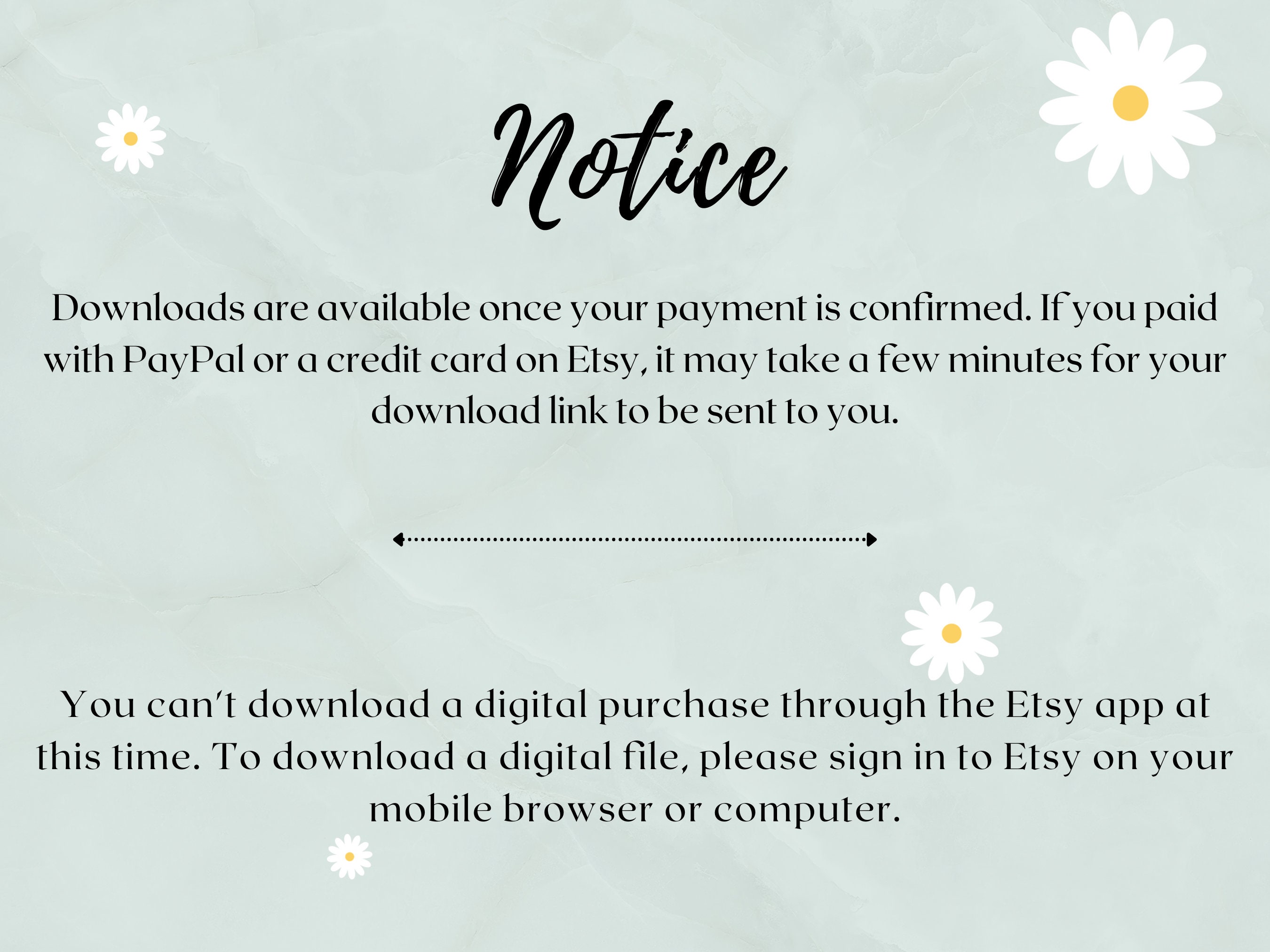 Green Daisy Wallpaper Set / Computer/ Laptop / Desktop/ Home Screen ...