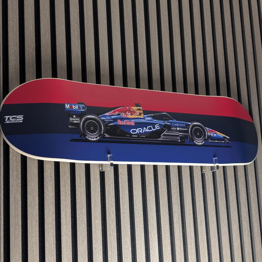 2026 Formula 1 Red Bull RB22 Race Car Skate Deck Wall Art - Etsy