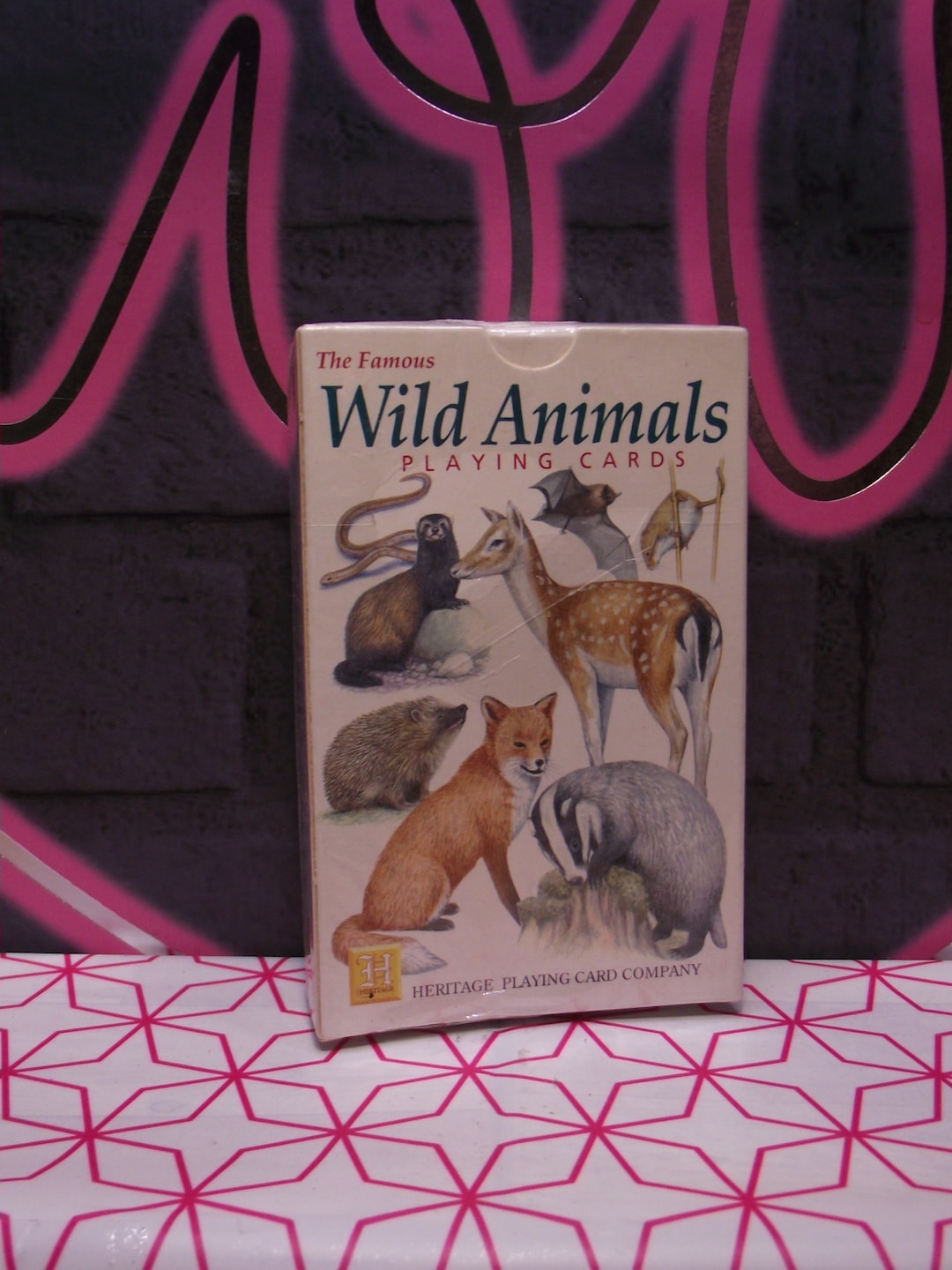 The Famous wild Animals Playing Cards, With 54 Different Animals on ...