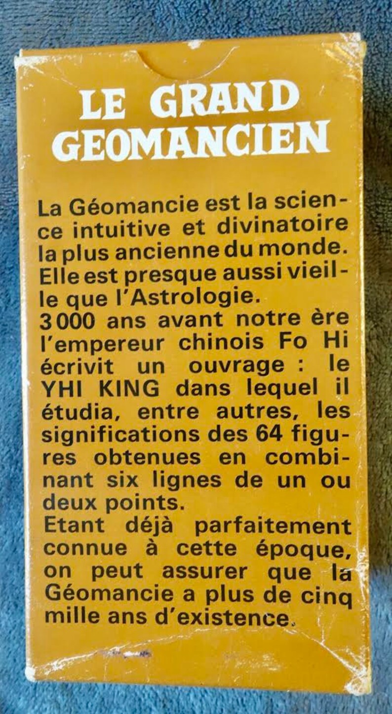 Vintage Franse Jaren 1970 Compleet Tarotdek Van Le Grand Geomancien ...