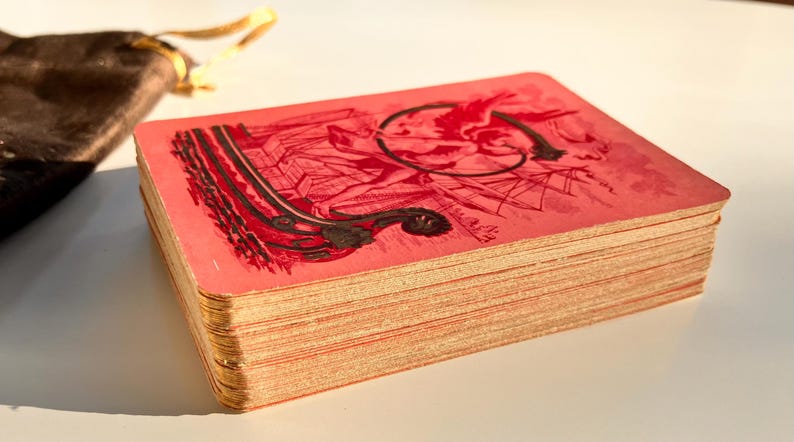Playing Cards "cartes De LUXE NO. 1" 150-year-old Antique and Extremely ...