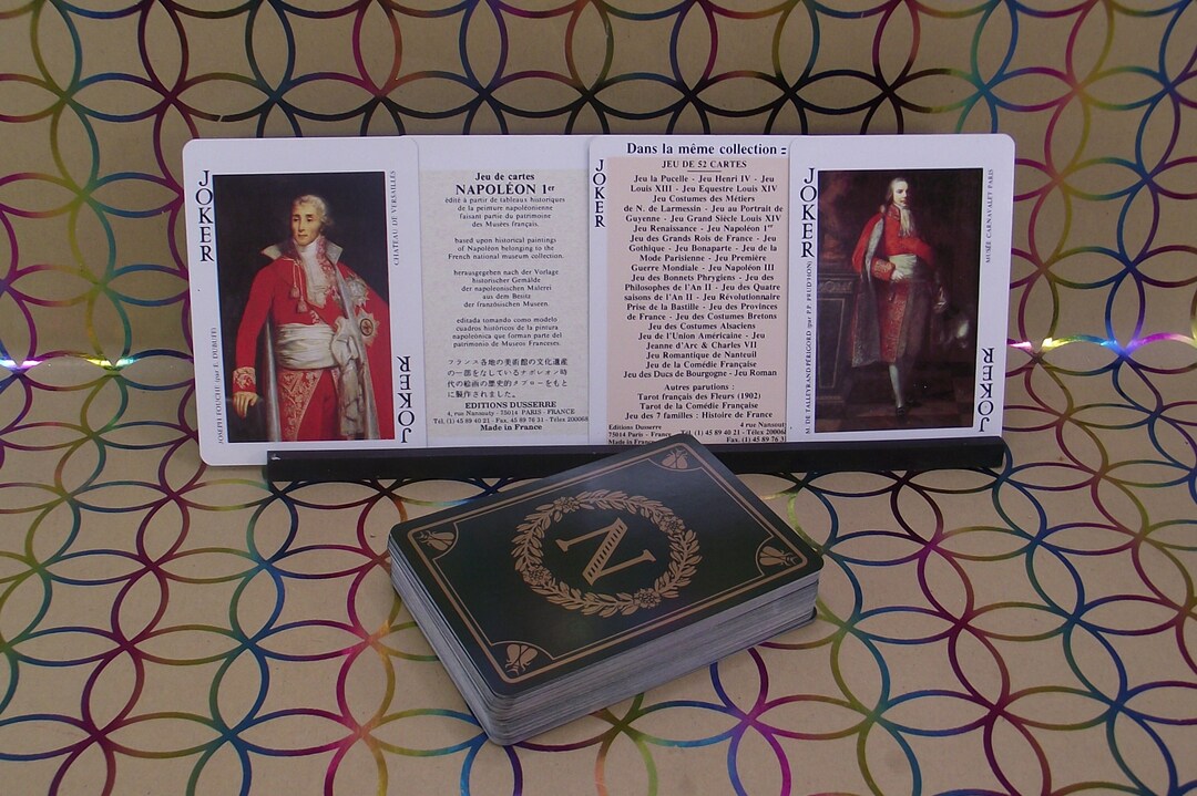 Playing Cards From France Jeu Napoleon Editions Dusserre Made in France ...