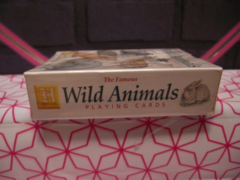 The Famous wild Animals Playing Cards, With 54 Different Animals on ...