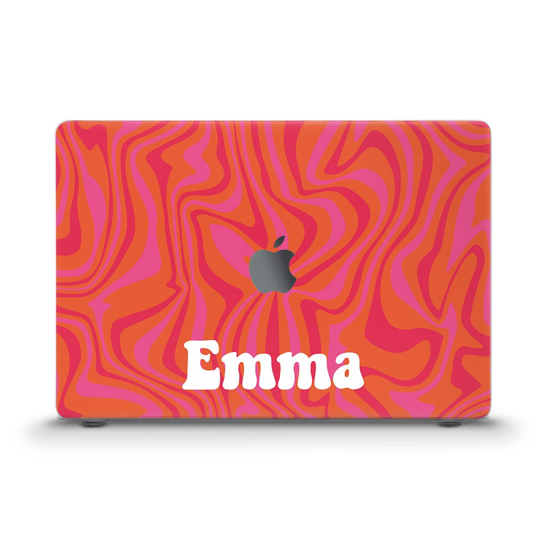 Custom MacBook Case Name Retro Abstract MacBook Air 13 M2 Pro 13 Pro 14 ...