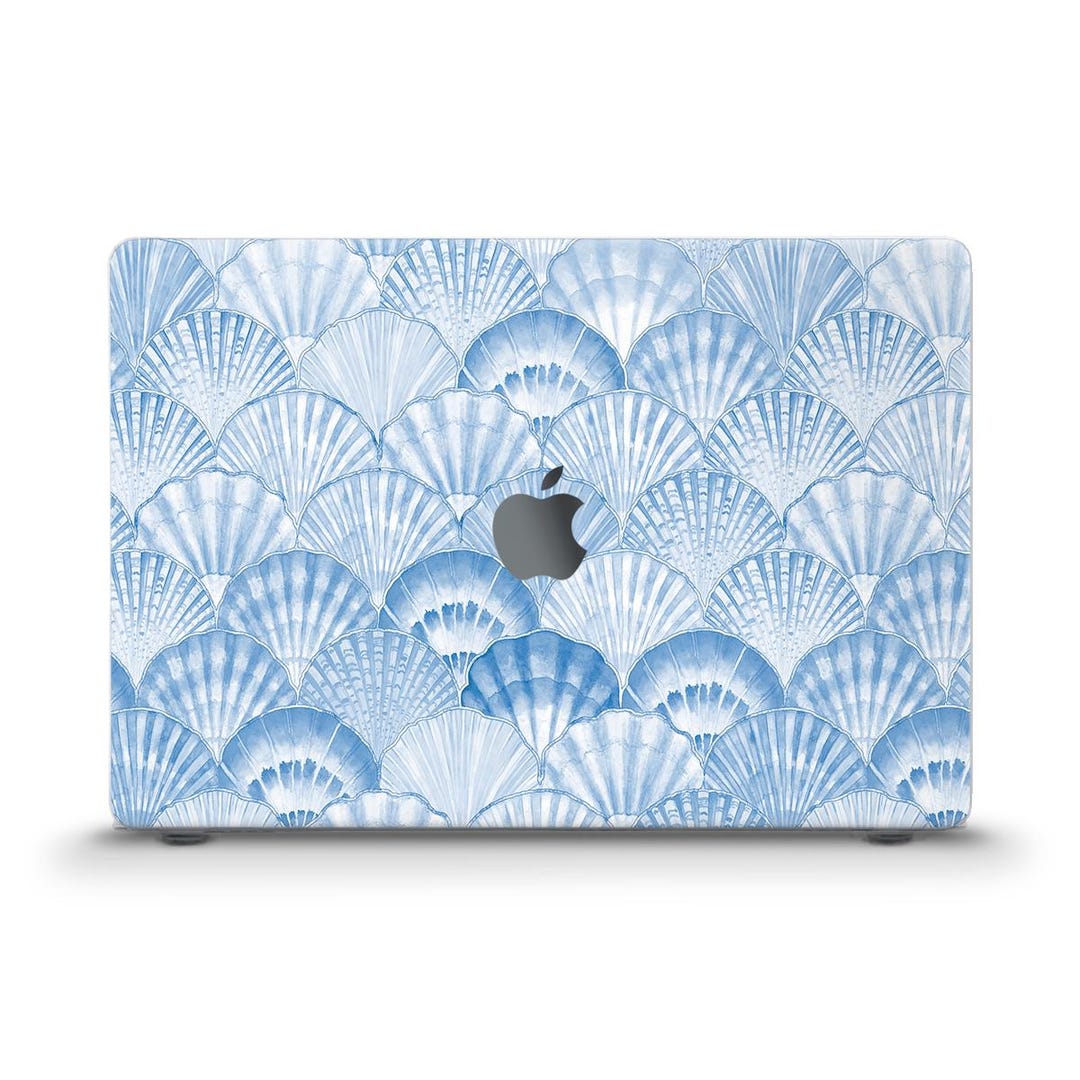 Ocean MacBook Case Aesthetic Blue Shells MacBook Air 13 Air 15 M2 M3 ...