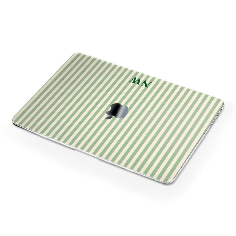 Aesthetic MacBook Case With Initials Personalized Simple MacBook Air 13 ...