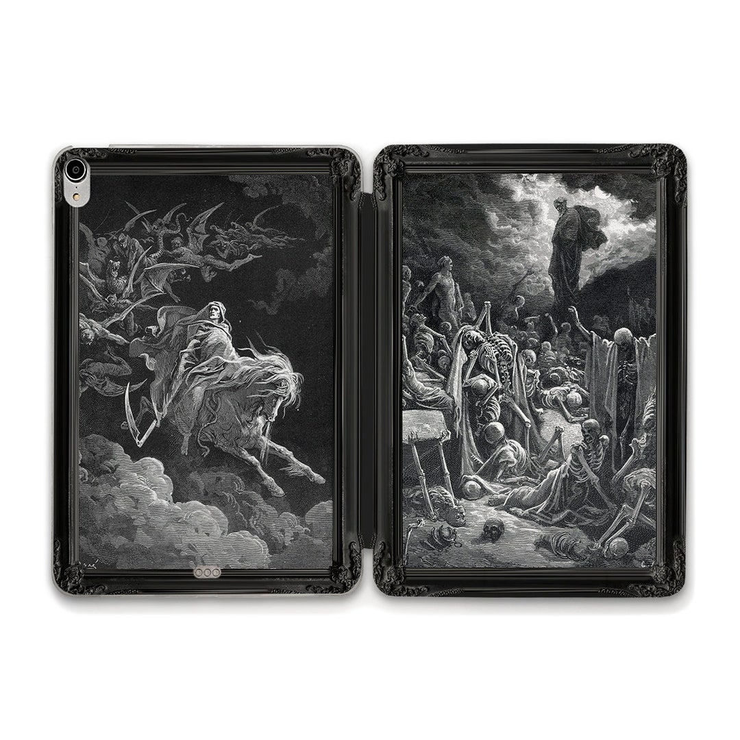 Art iPad Case Horror Goth Aesthetic iPad 10th 9th 10.2 Air 5th 10.9 Pro ...