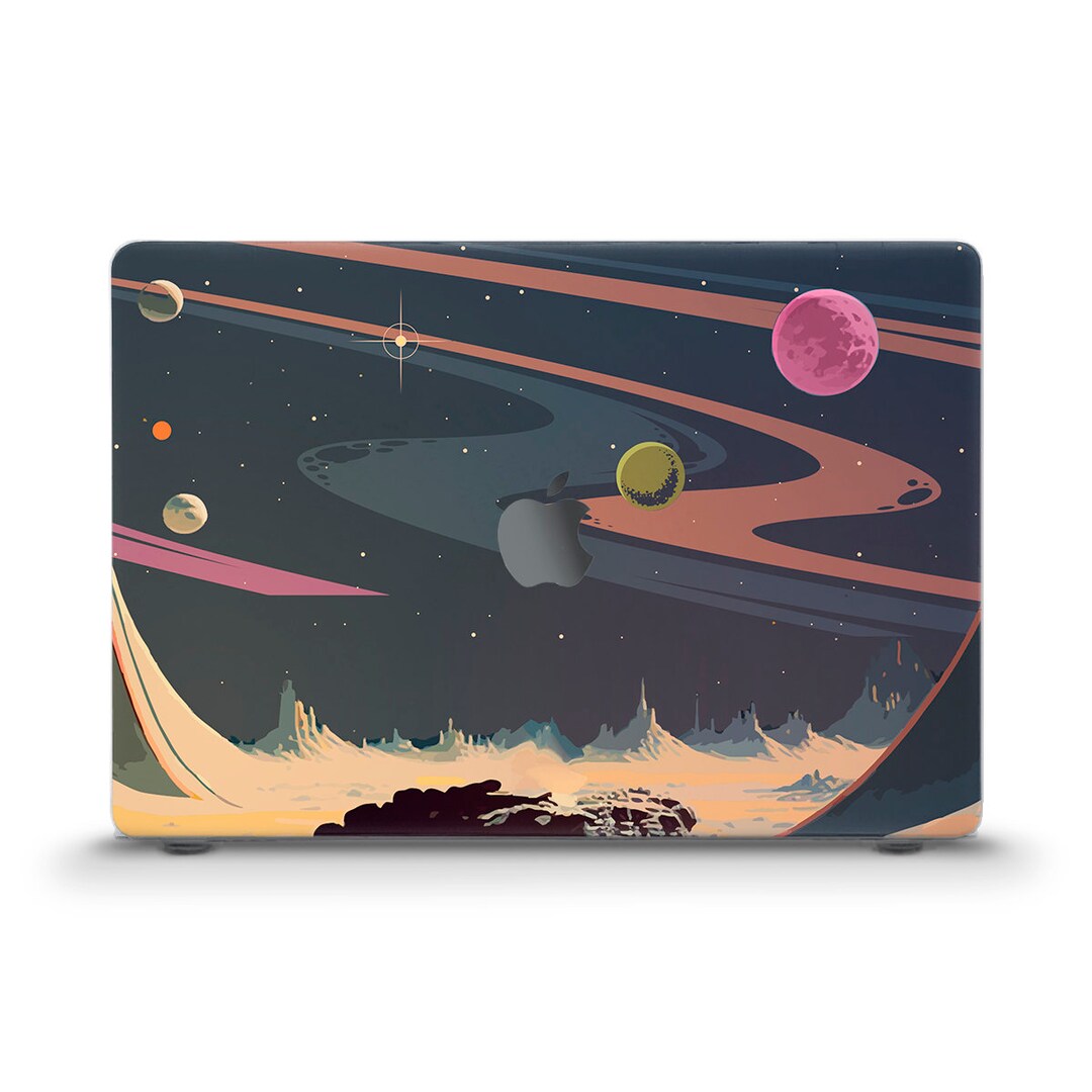 Space MacBook Case Aesthetic Galaxy Planets Retro MacBook Air 13 Pro 13 ...