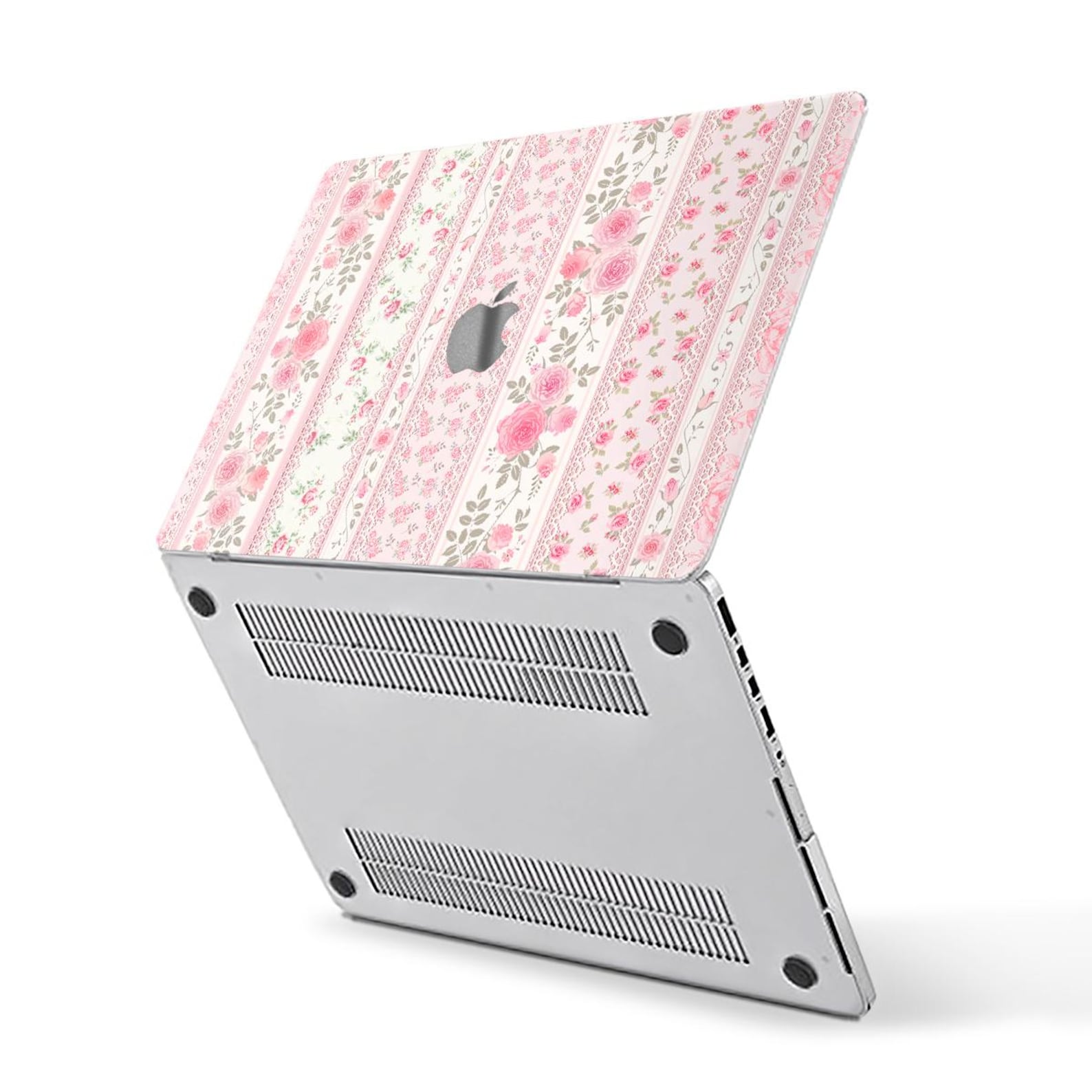 Aesthetic MacBook Case Cute Floral Quilted MacBook Air 13 15 Inch M2 M3 ...