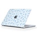 Flowers MacBook Case Cute Blue Floral MacBook Air 13 Air 15 M2 M3 Pro ...