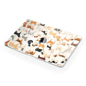 Dogs MacBook Case Cute Art Aesthetic MacBook Air 13 Air 15 M2 Pro 13 ...