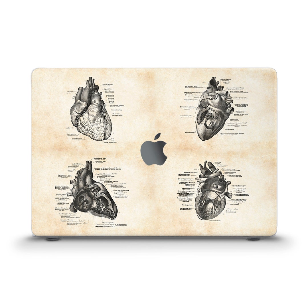 Hearts MacBook Case Science Vintage Aesthetic MacBook Air 13 Air 15 M2 ...