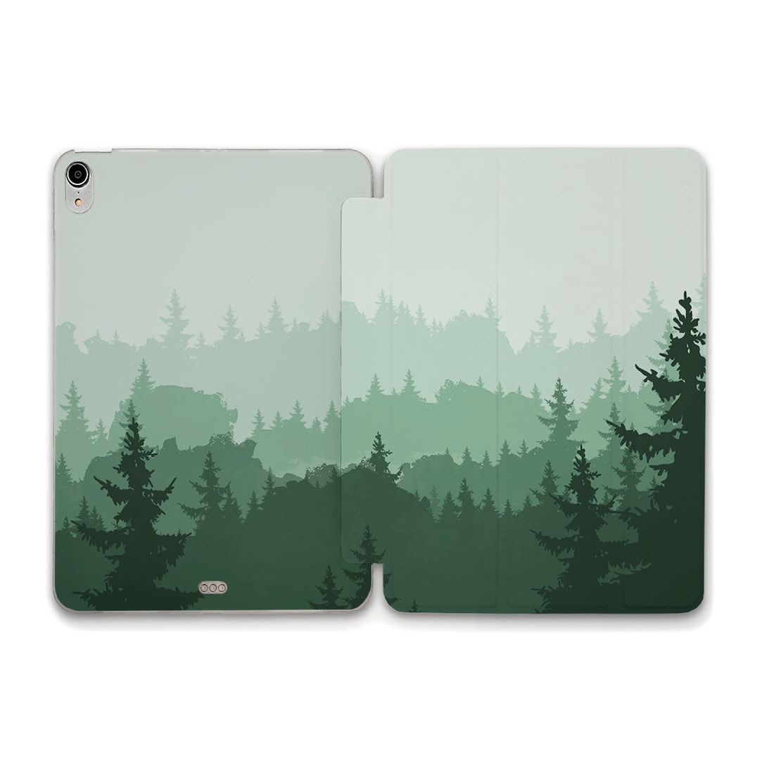 Trees iPad Case Nature Green Forest iPad 10th 10.2 Air 5 10.9 Pro 12.9 ...