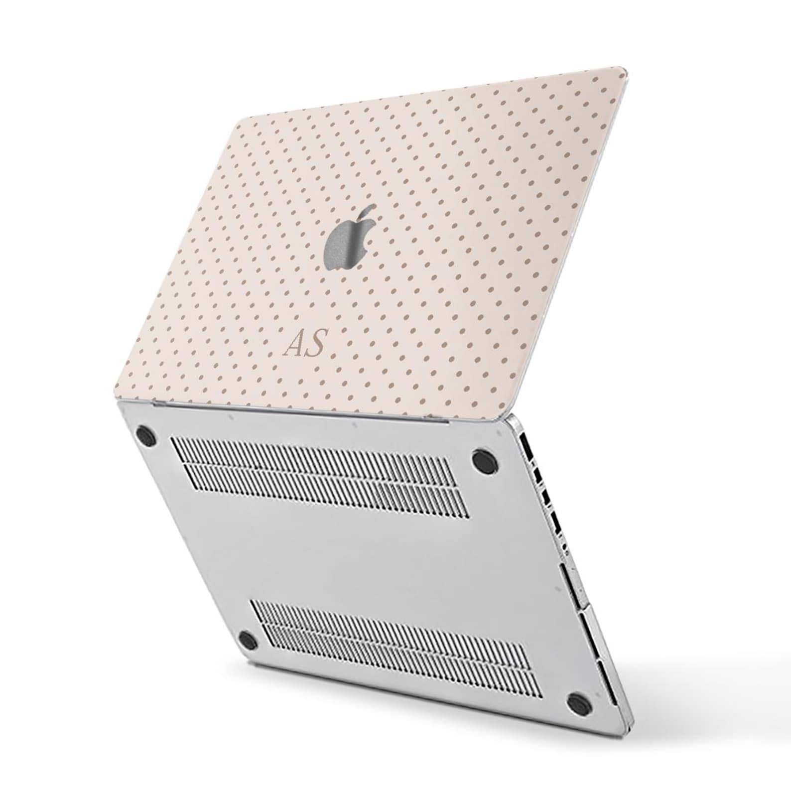 Initials MacBook Case Aesthetic Custom Monogram MacBook Air 13 15 M2 M3 ...