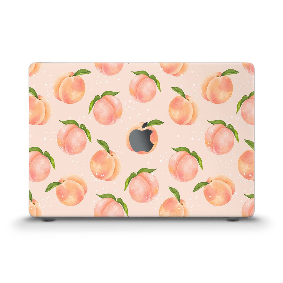 Peaches MacBook Case Cute Aesthetic Fruits Pink MacBook Air 13 Pro 13 ...