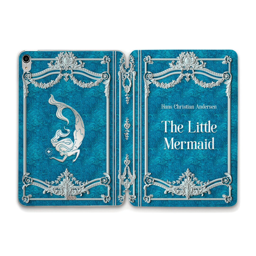 Book iPad Case Mermaid Aesthetic Cute iPad 10th 9th 10.2 Air 5th 4th 10 ...