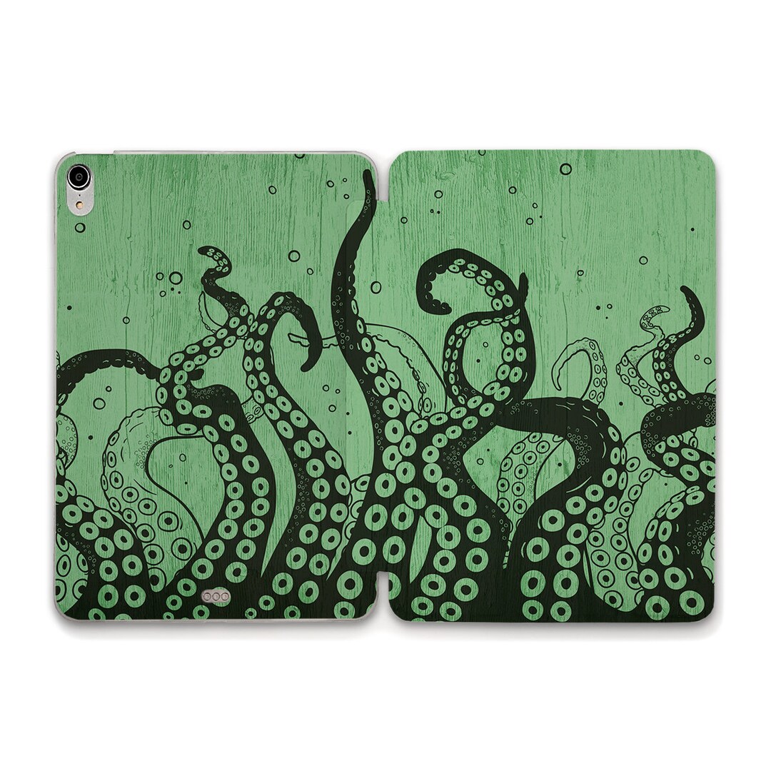 Octopus iPad Case Ocean Animal Aesthetic iPad 10.2 Air 5 10.9 iPad Pro ...
