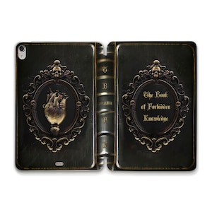 Occult iPad Case Aesthetic Book Gothic Heart iPad 10th 10.2 9th Air 5 4 ...