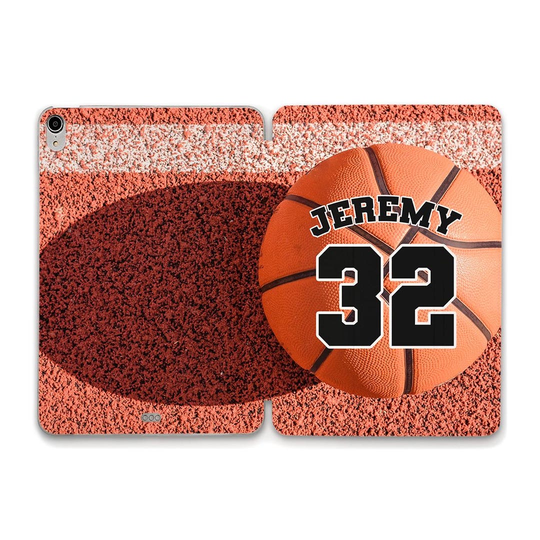 Basketball iPad Case for Boys Personalized Name iPad 10th 9th Gen iPad ...