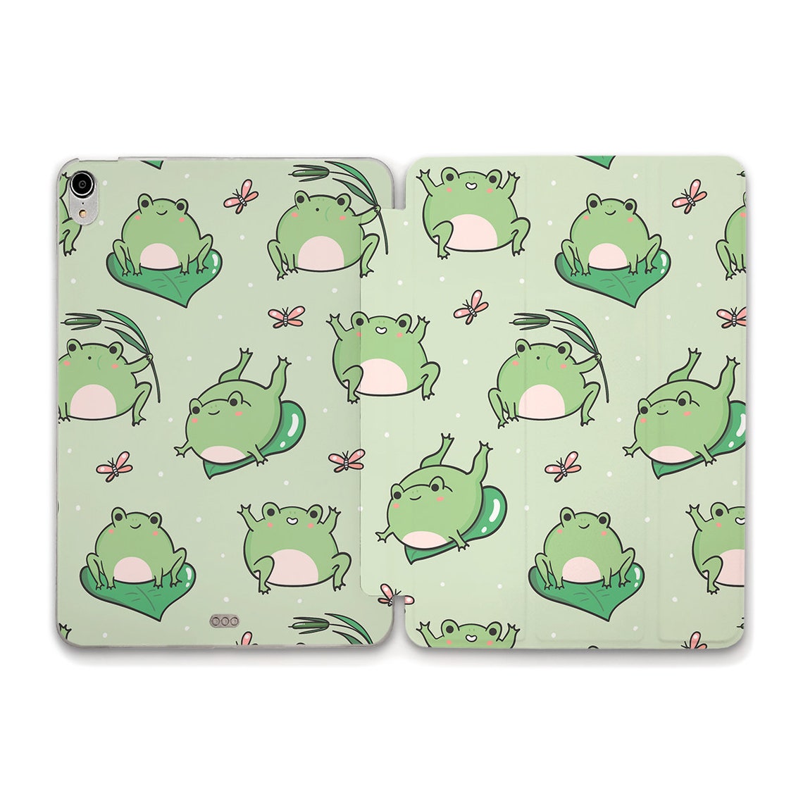 Frogs Ipad Case Cute Green Frog Pattern for Kids Ipad 10.2 Air - Etsy